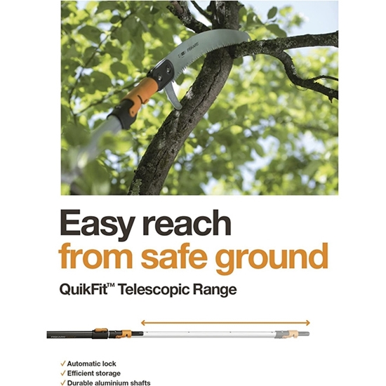 Fiskars L QuickFit Τηλεσκοπικό κοντάρι (836032102) | Εργαλεία ...