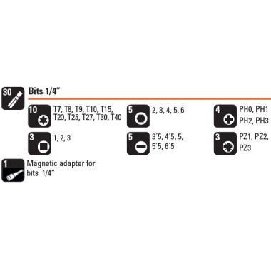 HR 170490 Σετ μύτες | Εργαλεία - Μηχανήματα - Service | ΔΙΑΜΑΝΤΗΣ